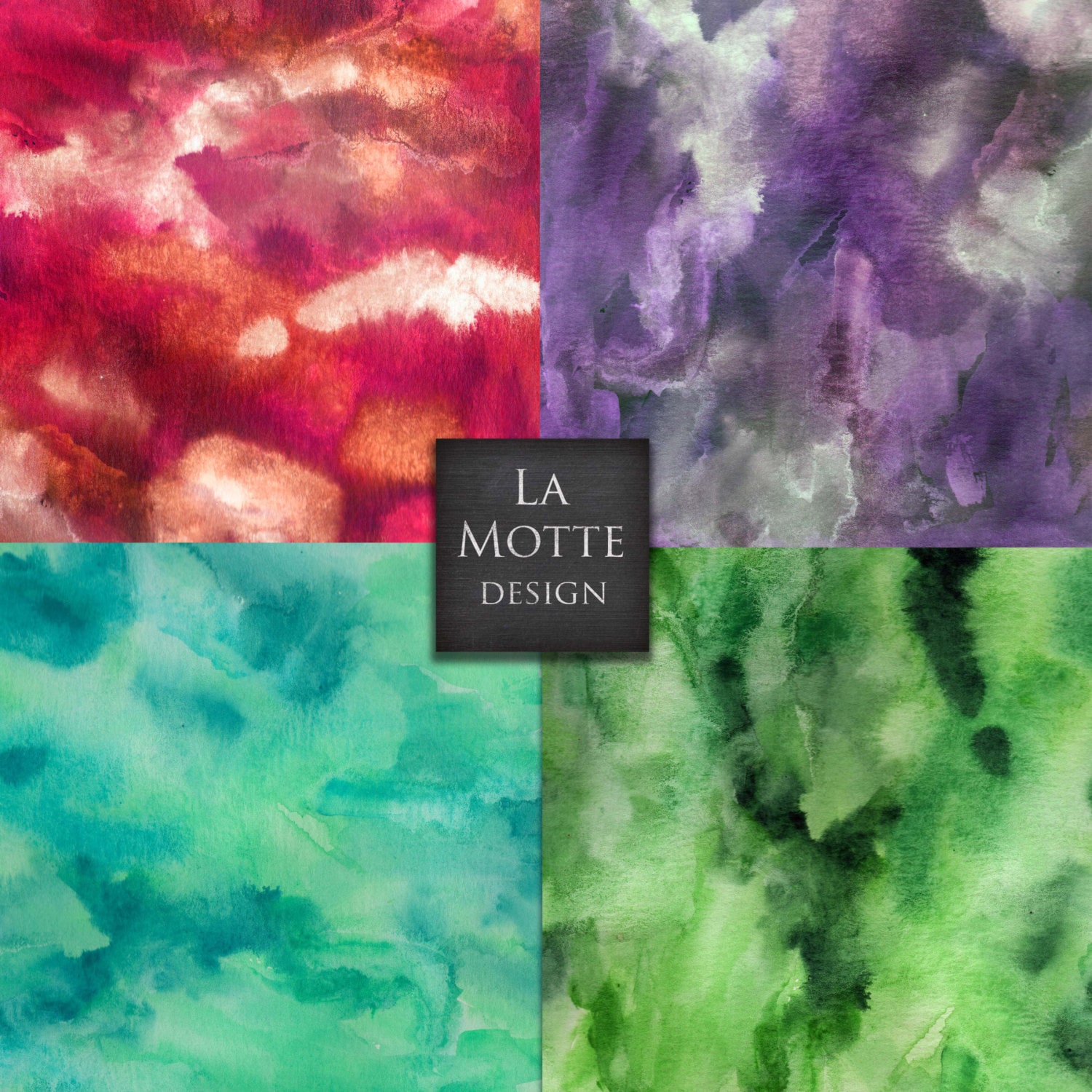 Watercolor Digital Paper Watercolor Background Messy | Etsy