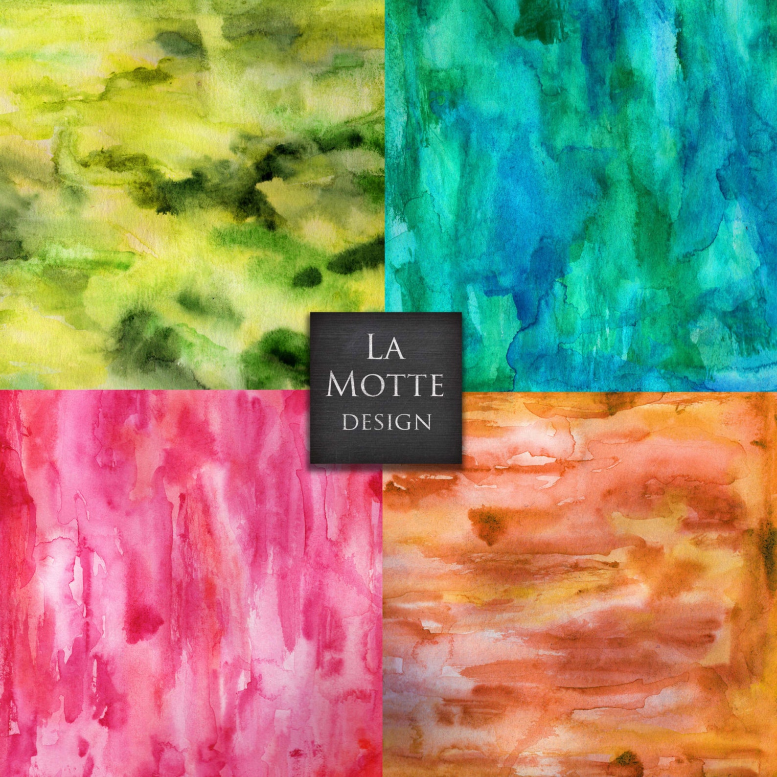 Watercolor Digital Paper Watercolor Background Messy | Etsy