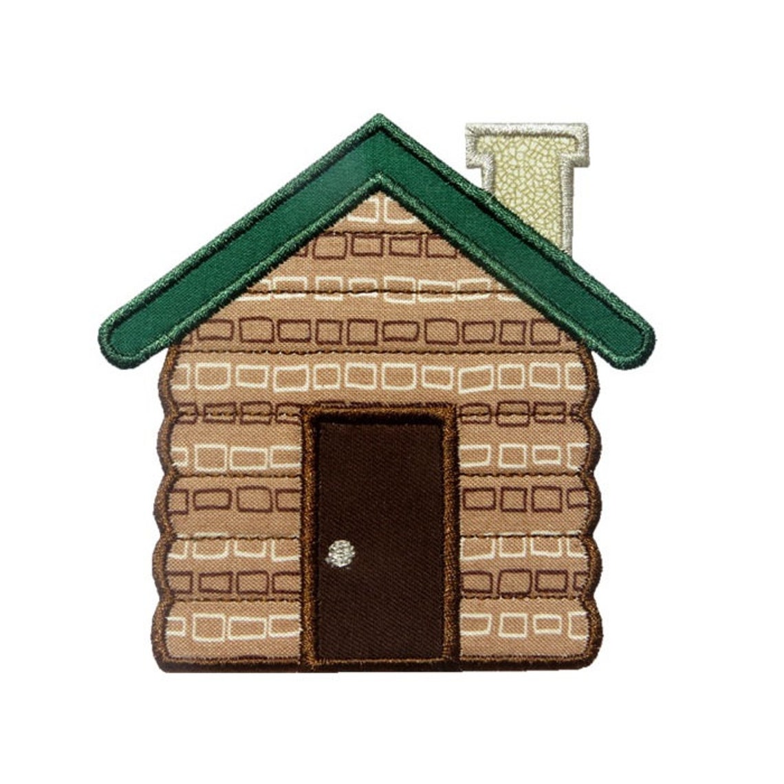 Log Cabin Applique Machine Embroidery Digital Design Hiking Woods ...