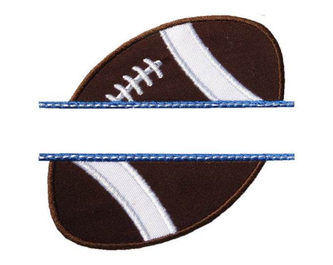 Football Name Plate Applique Machine Embroidery Digital Design - Etsy