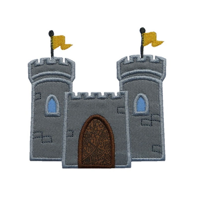 Castle Applique - Etsy