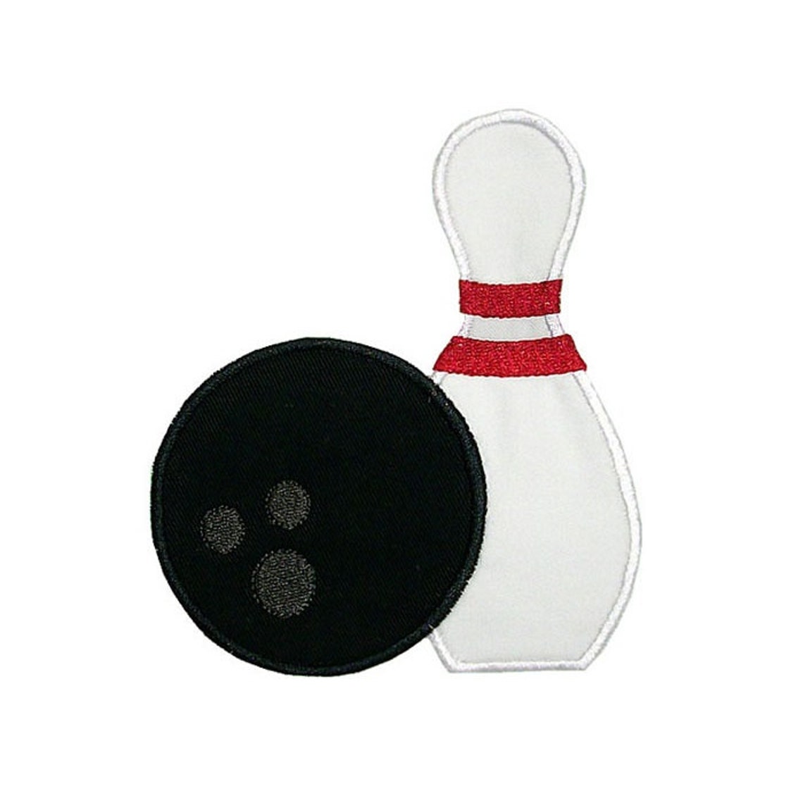 Bowling Ball Pin Applique Machine Embroidery Digital Design - Etsy