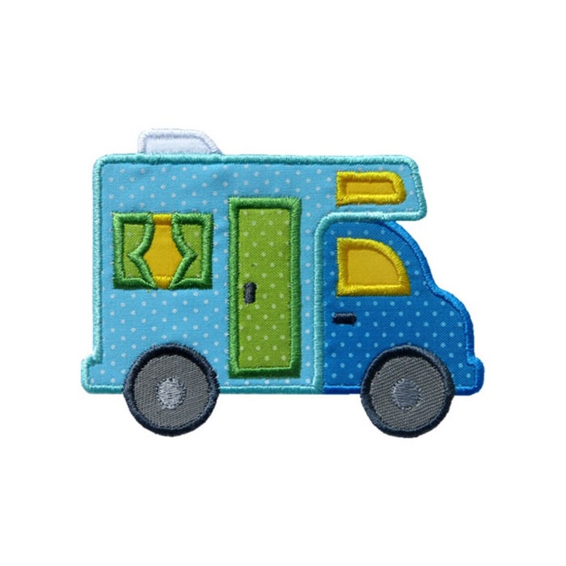 RV Camper Applique Machine Embroidery Digital Design Trailer - Etsy