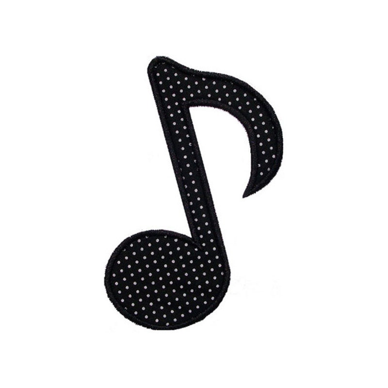 Music Notes Applique - Etsy