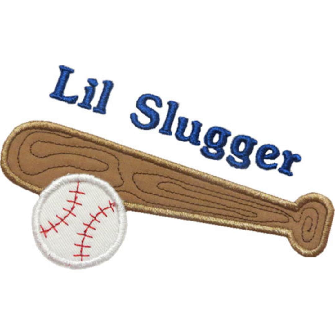 Lil Slugger Ball Ball Applique Machine Embroidery Digital Design ...