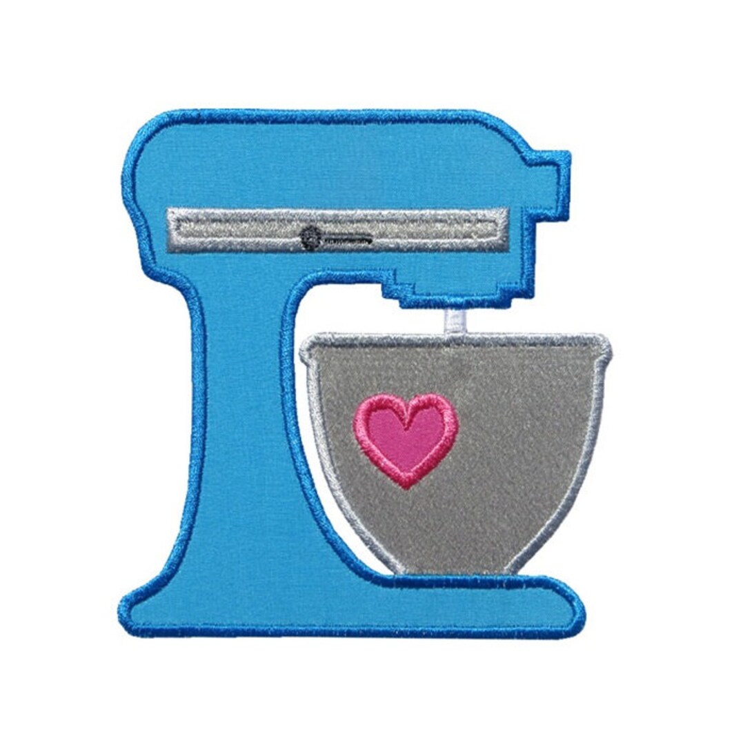 Kitchen Mixer Applique Machine Embroidery Digital Design Baking Cooking ...
