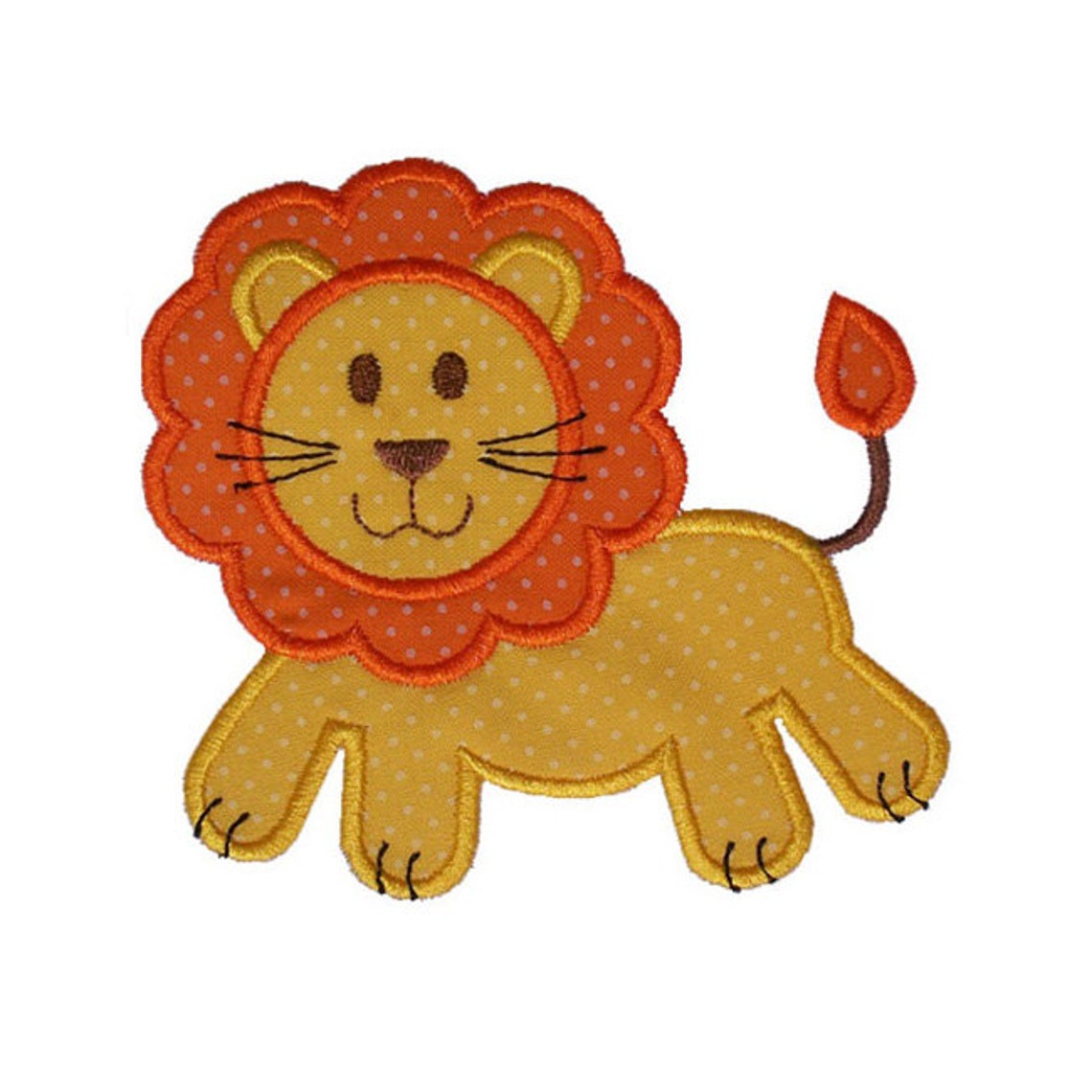 Lion Applique Machine Embroidery Design Animal - Etsy