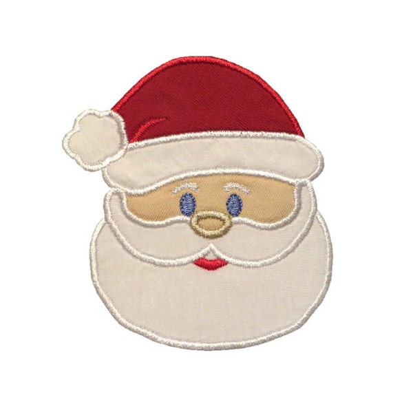 Santa Face Embroidery Design - Etsy