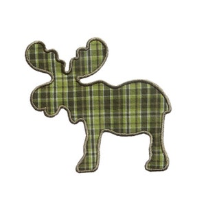 Moose Silhouette Applique Machine Embroidery Digital Design Caribou ...