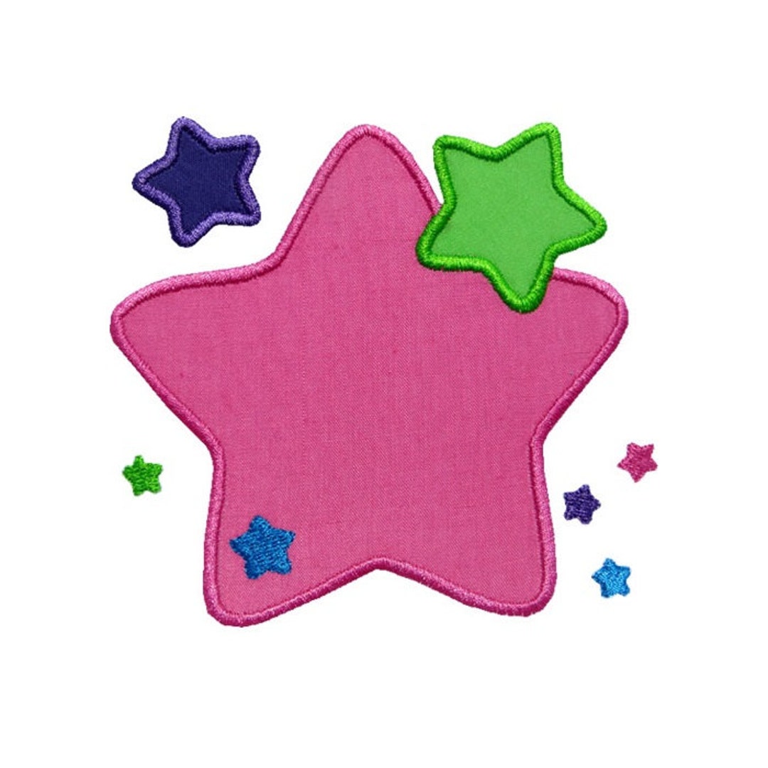 So Many Stars Applique Machine Embroidery Digital Design Fourth July ...