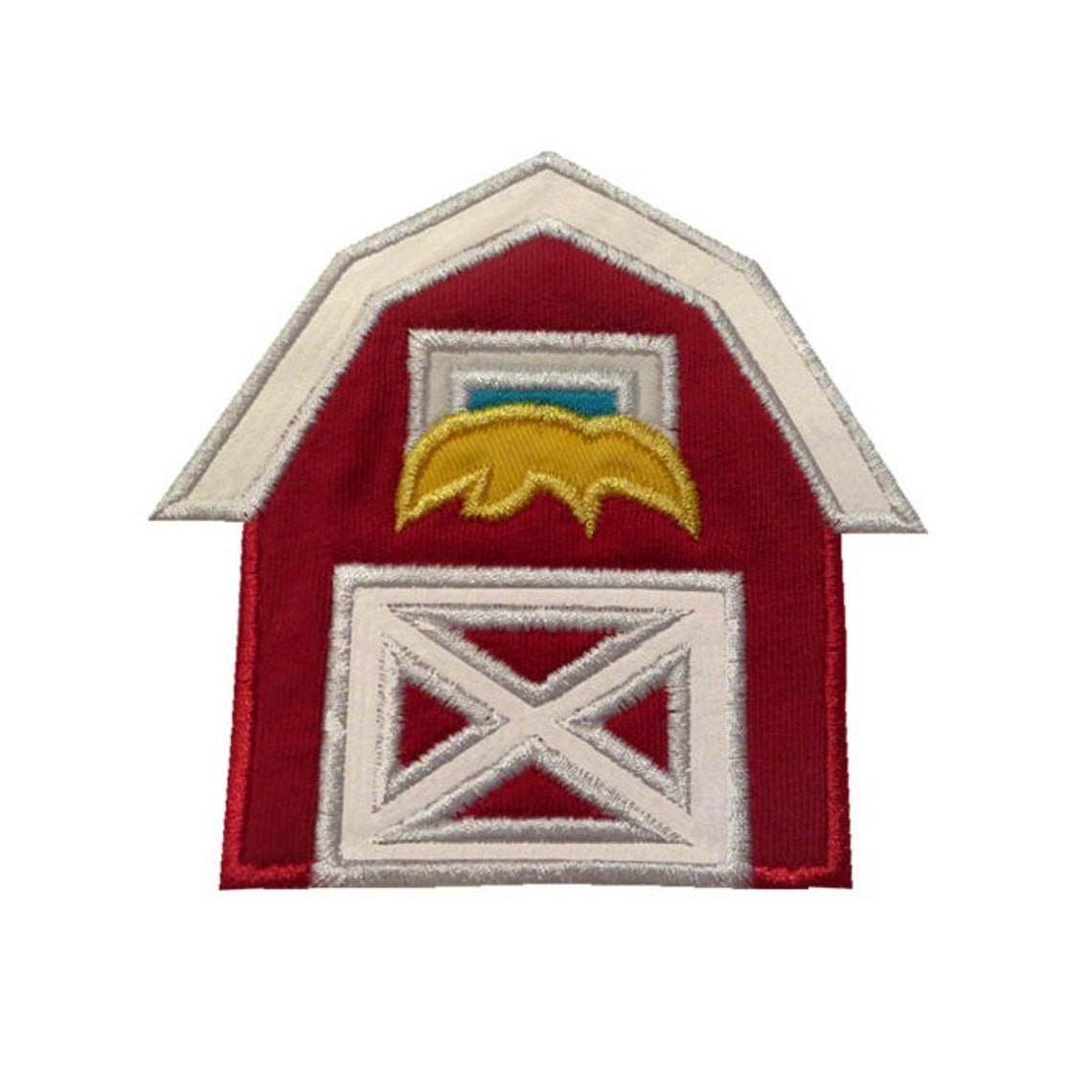 Barn Applique Digital Embroidery Design Farm | Etsy