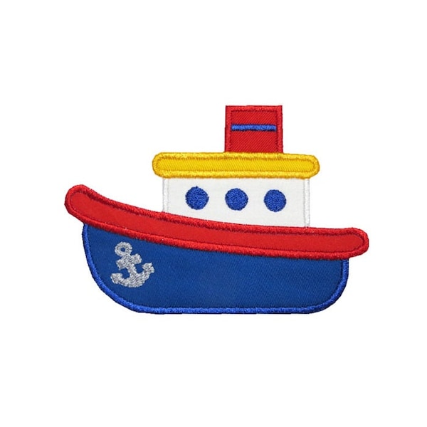 Boat Applique - Etsy