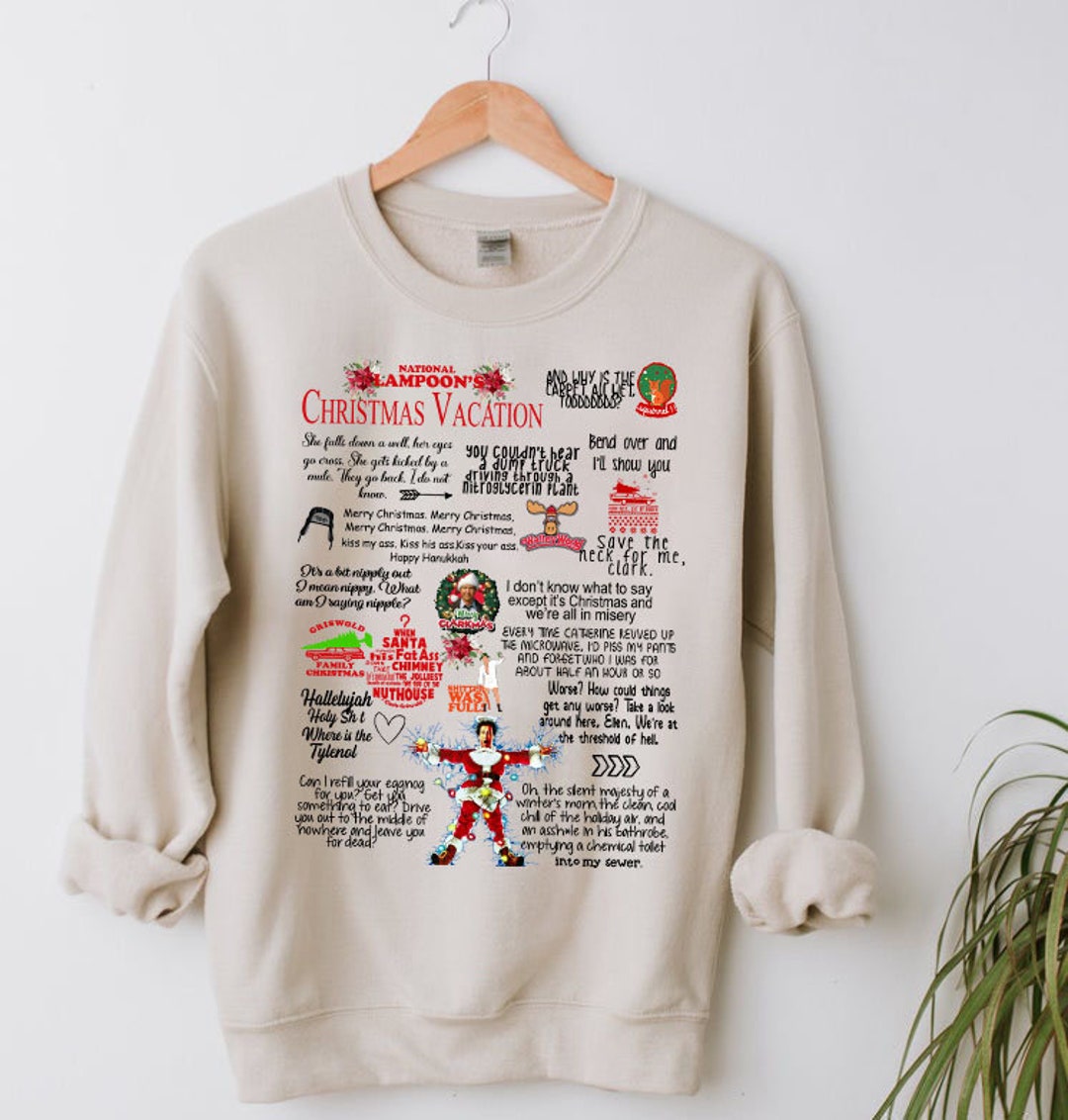 Vintage Christmas Vacation Rant Sweatshirt National Lampoons - Etsy Canada