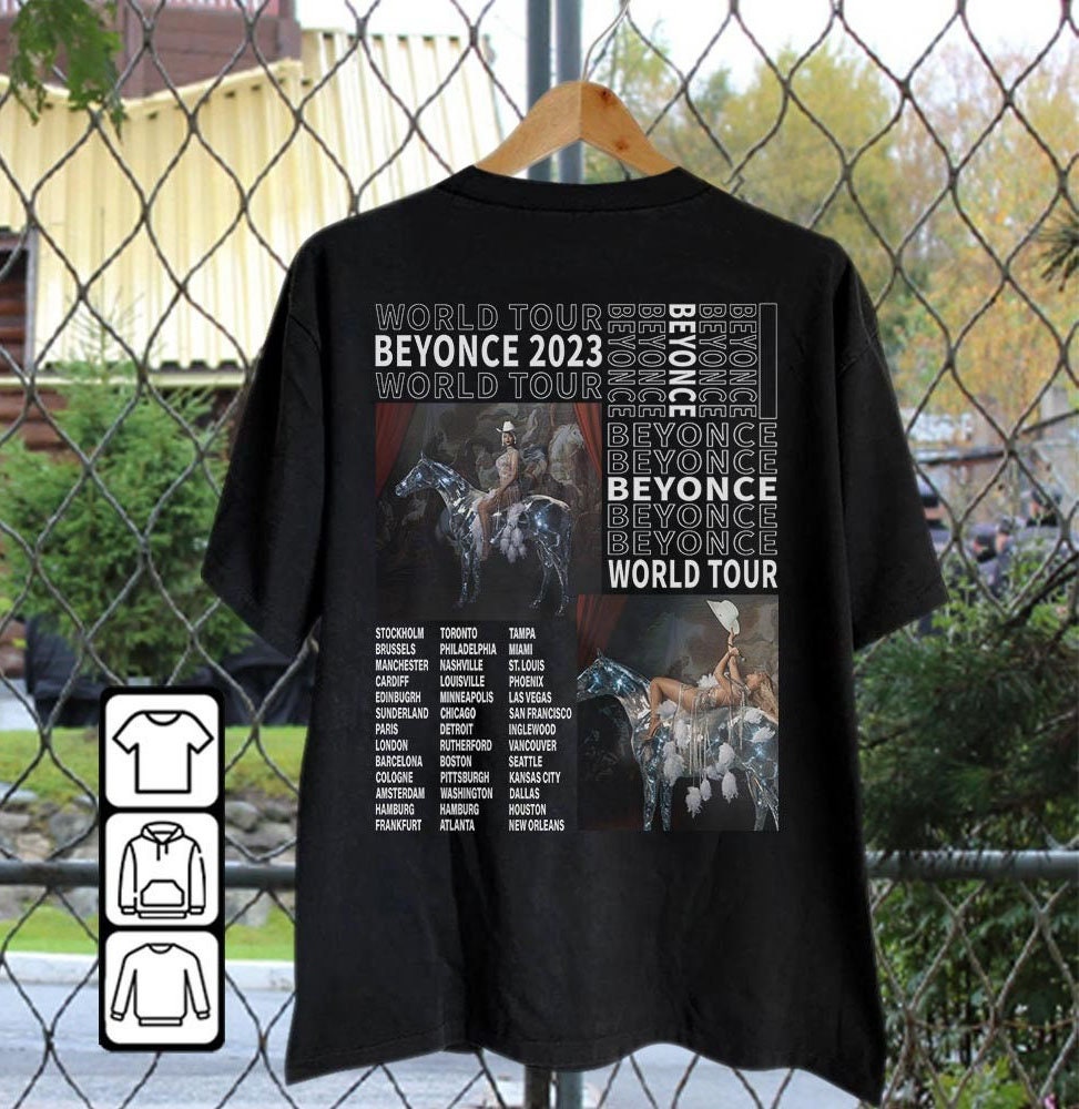 2 Sides Beyonc Renaissance T-Shirt, Beyonc 2023 Tour Shirt, Beyonce ...