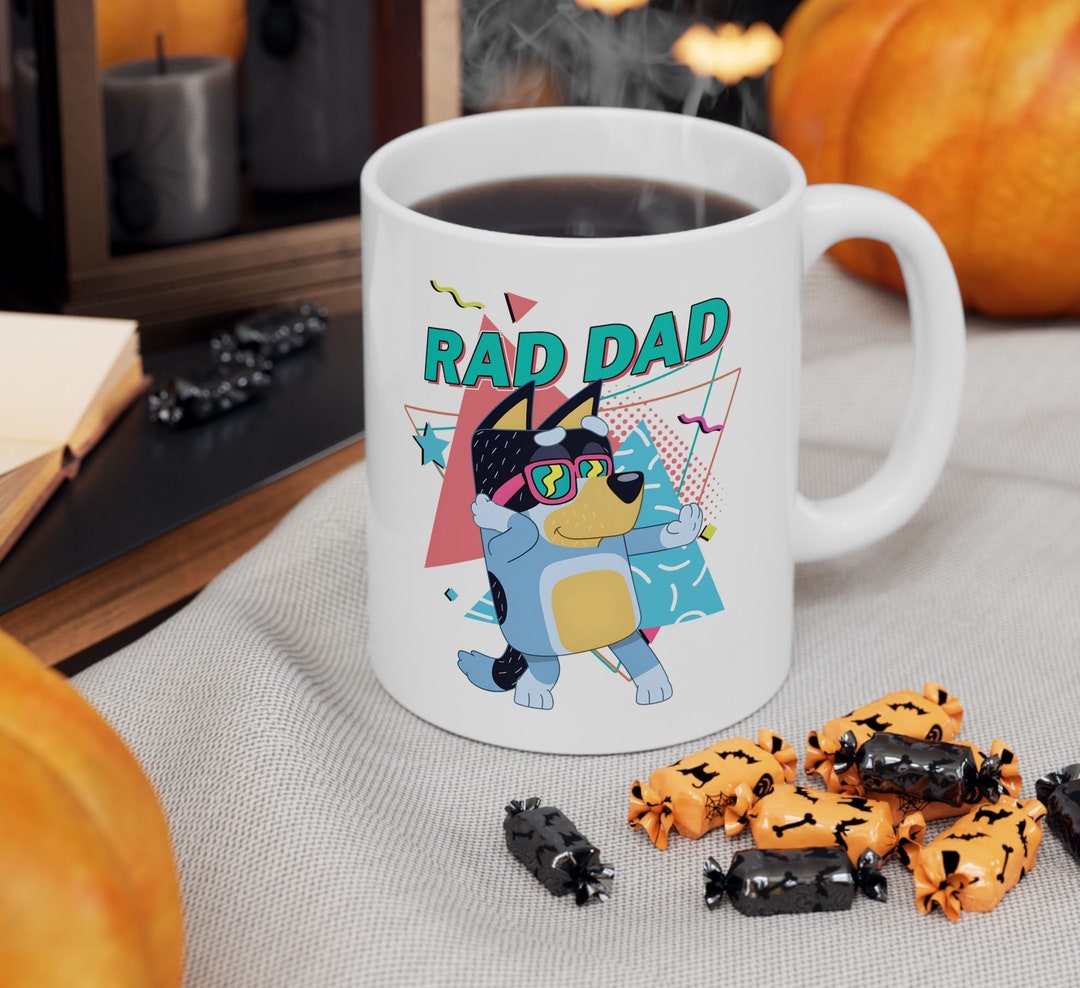 Bluey Rad Dad Mug Bluey Dad Mug Bluey Family Mug - Etsy Canada