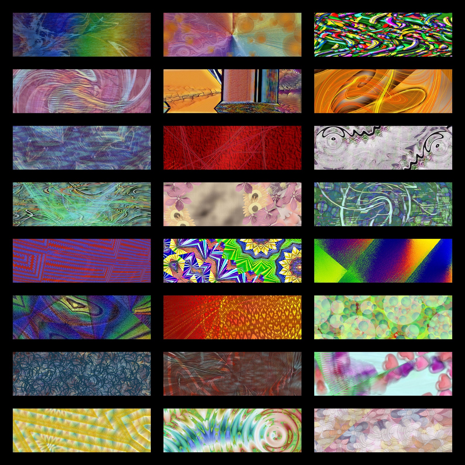 Facebook Cover Photo Art Set of 24 Volume 1 - Etsy