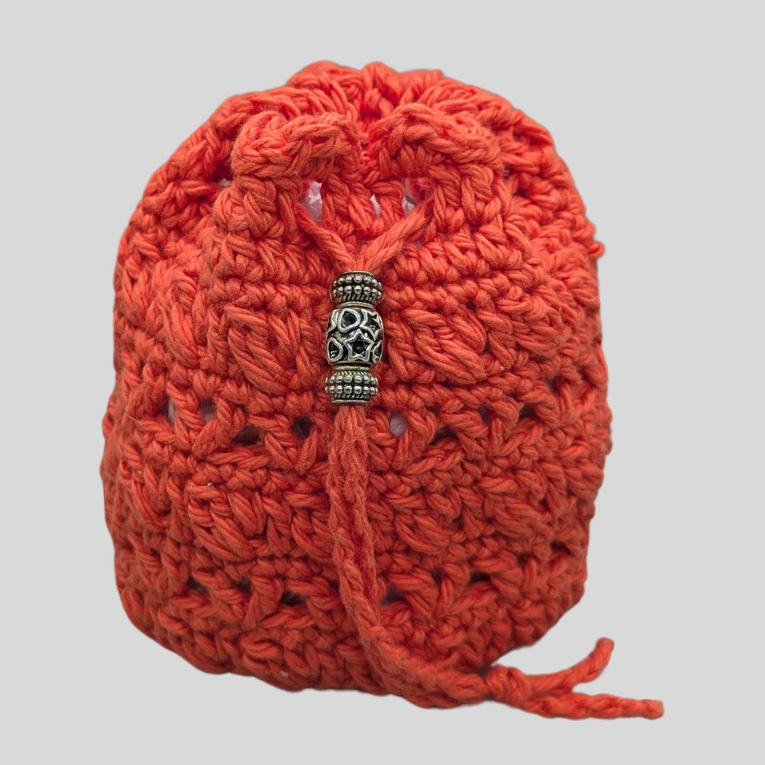 Clusters & Vs | Crochet Pattern | Crochet Drawstring Gift Bag | DIY ...