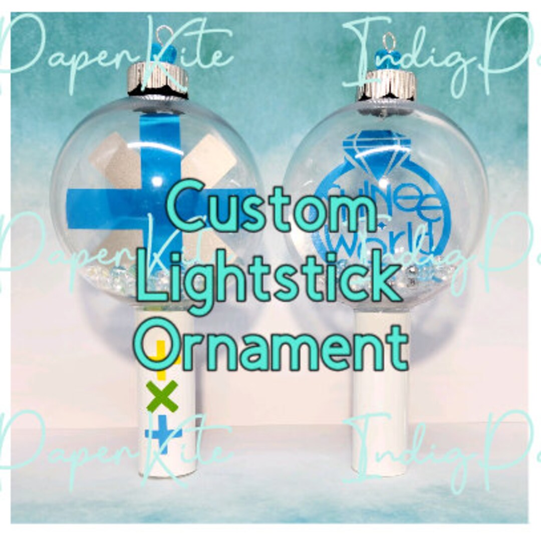 Custom Inspired Light Stick Ornament - Etsy