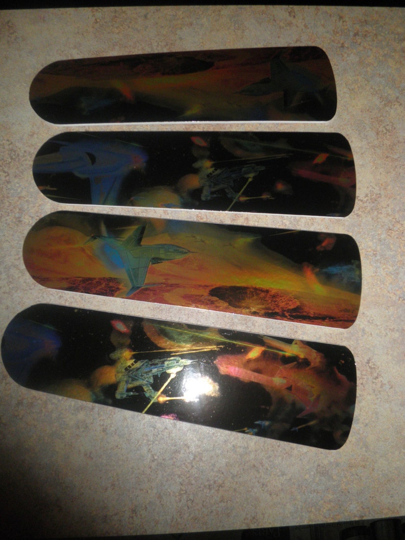 Custom Stunning METALLIC GALAXY Outer SPACE Ceiling Fan - Etsy