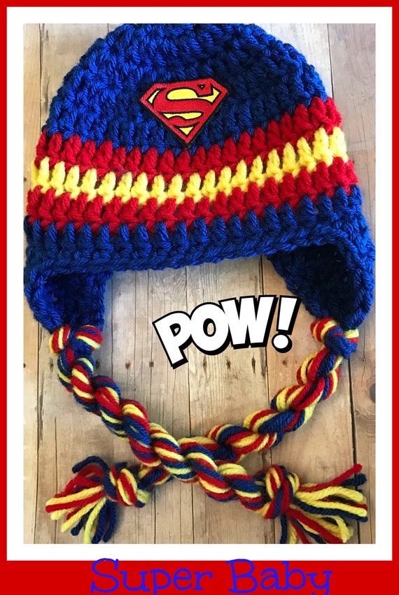 Superman Crochet Hat Pattern