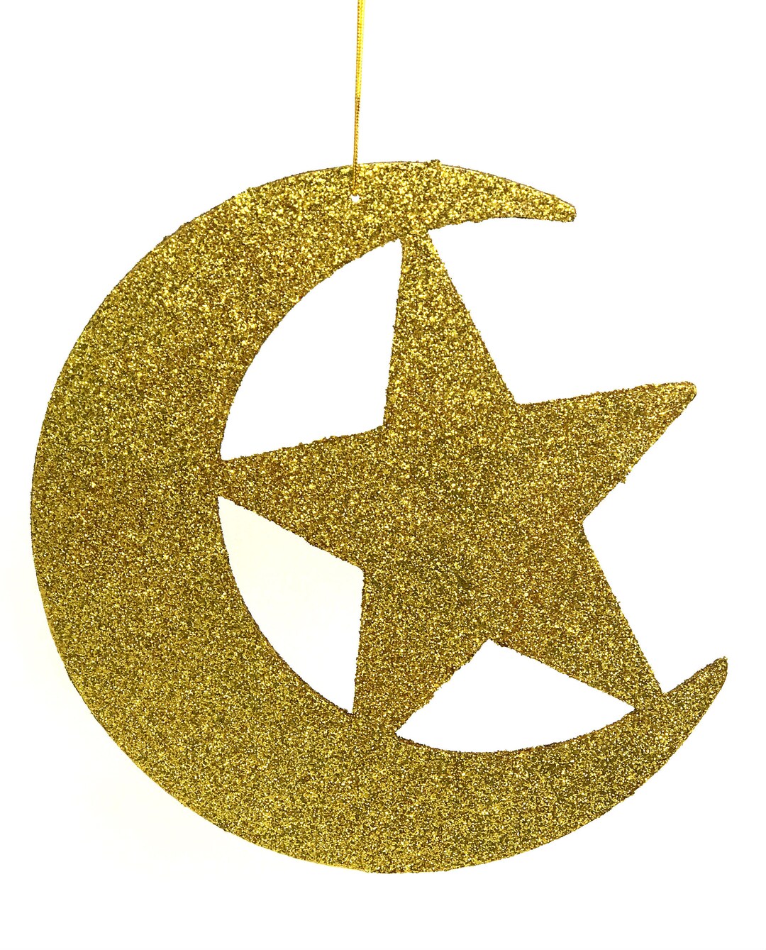 Glitter Moon Large Hanging - Etsy