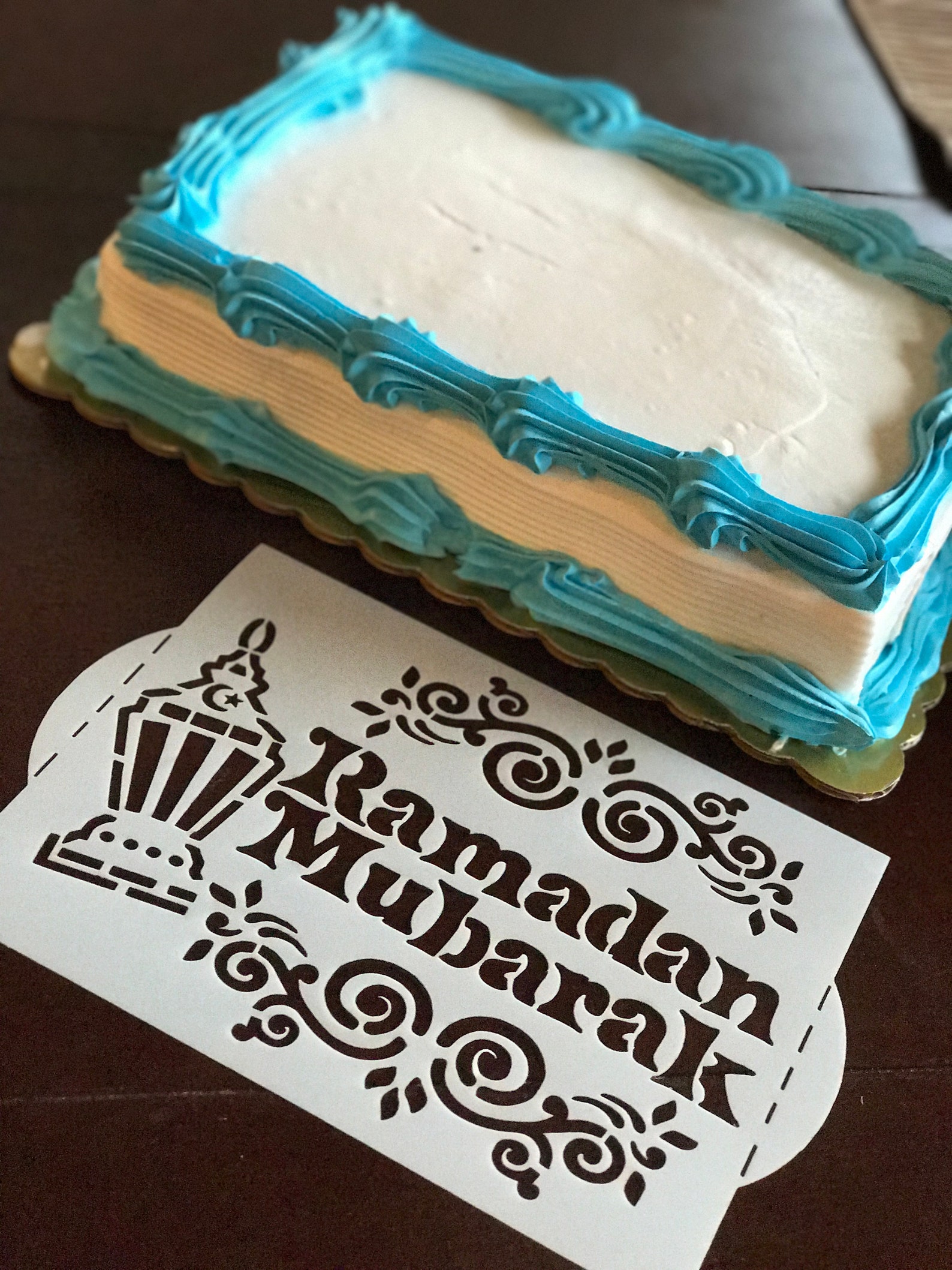 Ramadan Cake Stencil Set: Arabic & English, 10" X 8" - Etsy