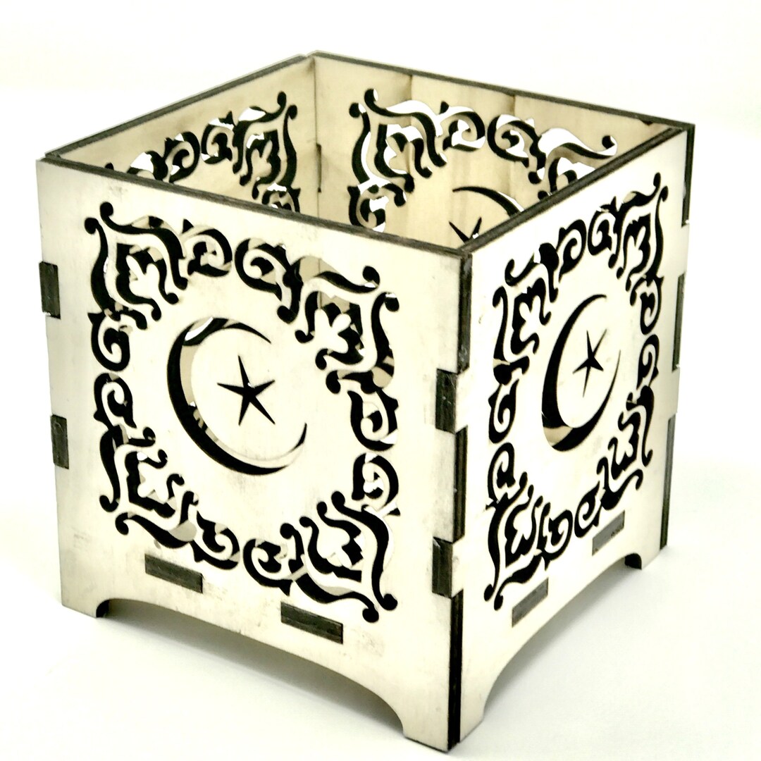 Moon Box Centerpiece- Paint It to Match Home Decor - Etsy