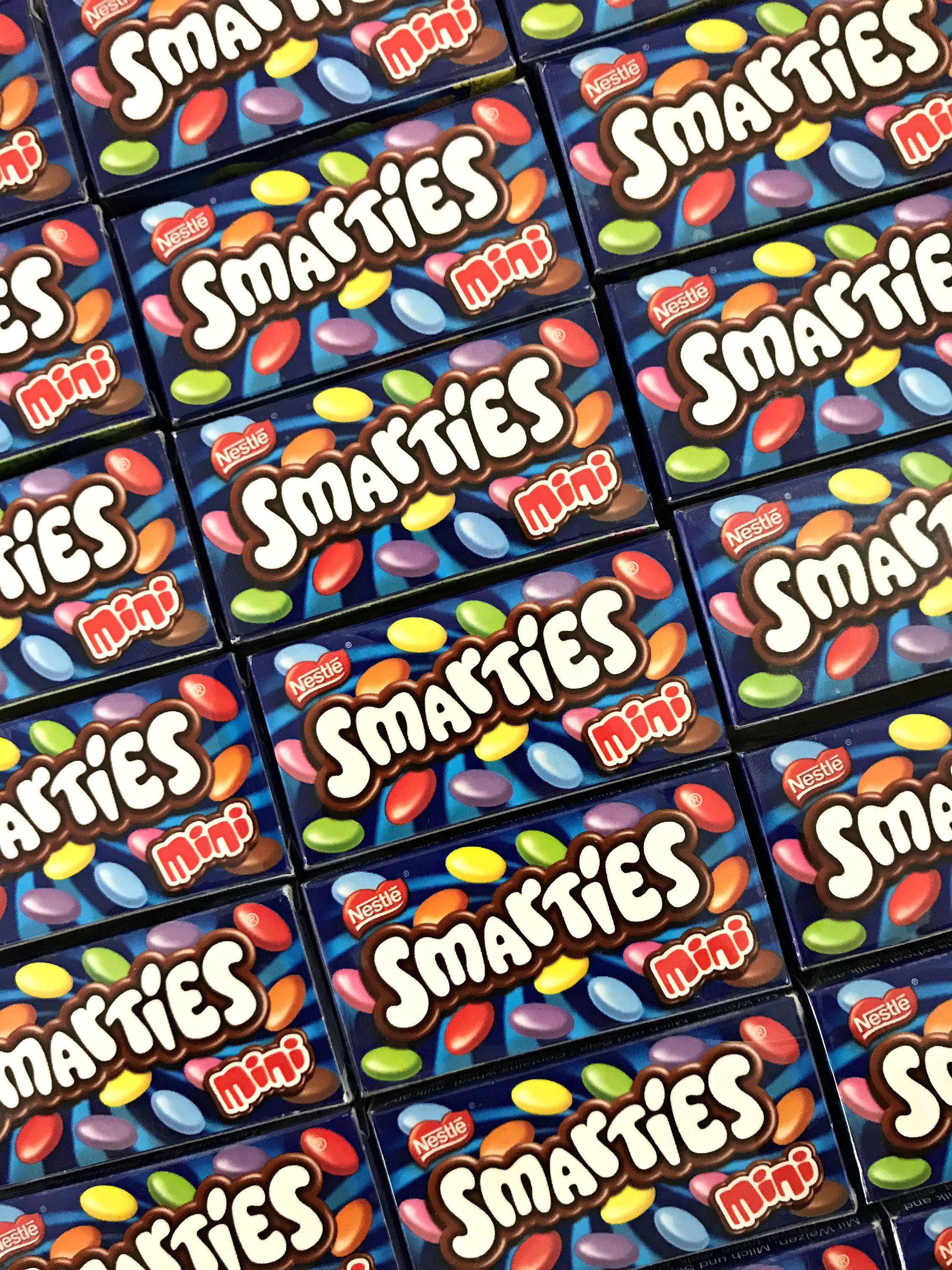 Smarties Box Wallpaper