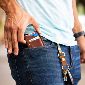 Big Spender Minimalist Leather Wallet Simple Front Pocket - Etsy
