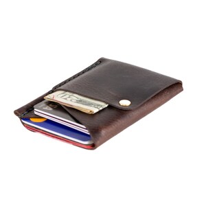 Big Spender Minimalist Leather Wallet Simple Front Pocket - Etsy