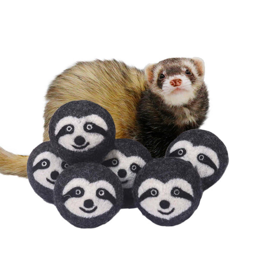 Ferret Stashing Balls sloth Squad Set of 6 - Etsy