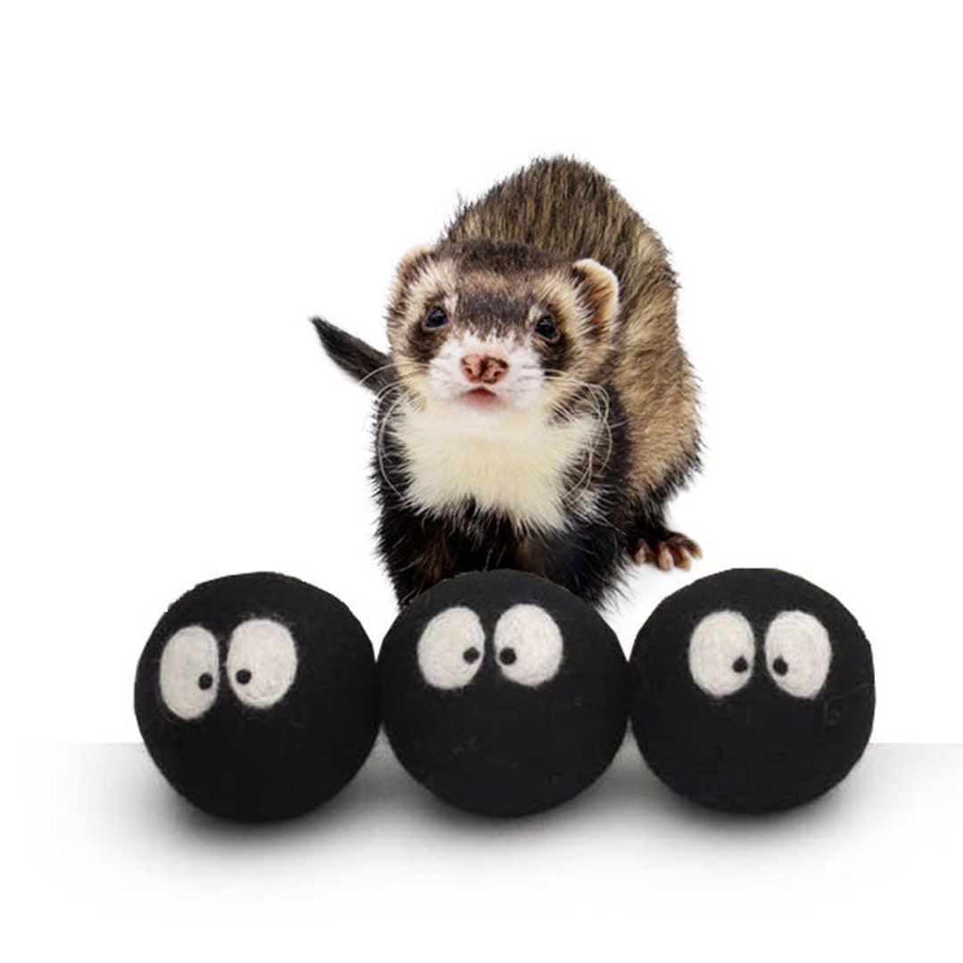 Ferret Stashing Balls spooky Sprites Set of 3 - Etsy