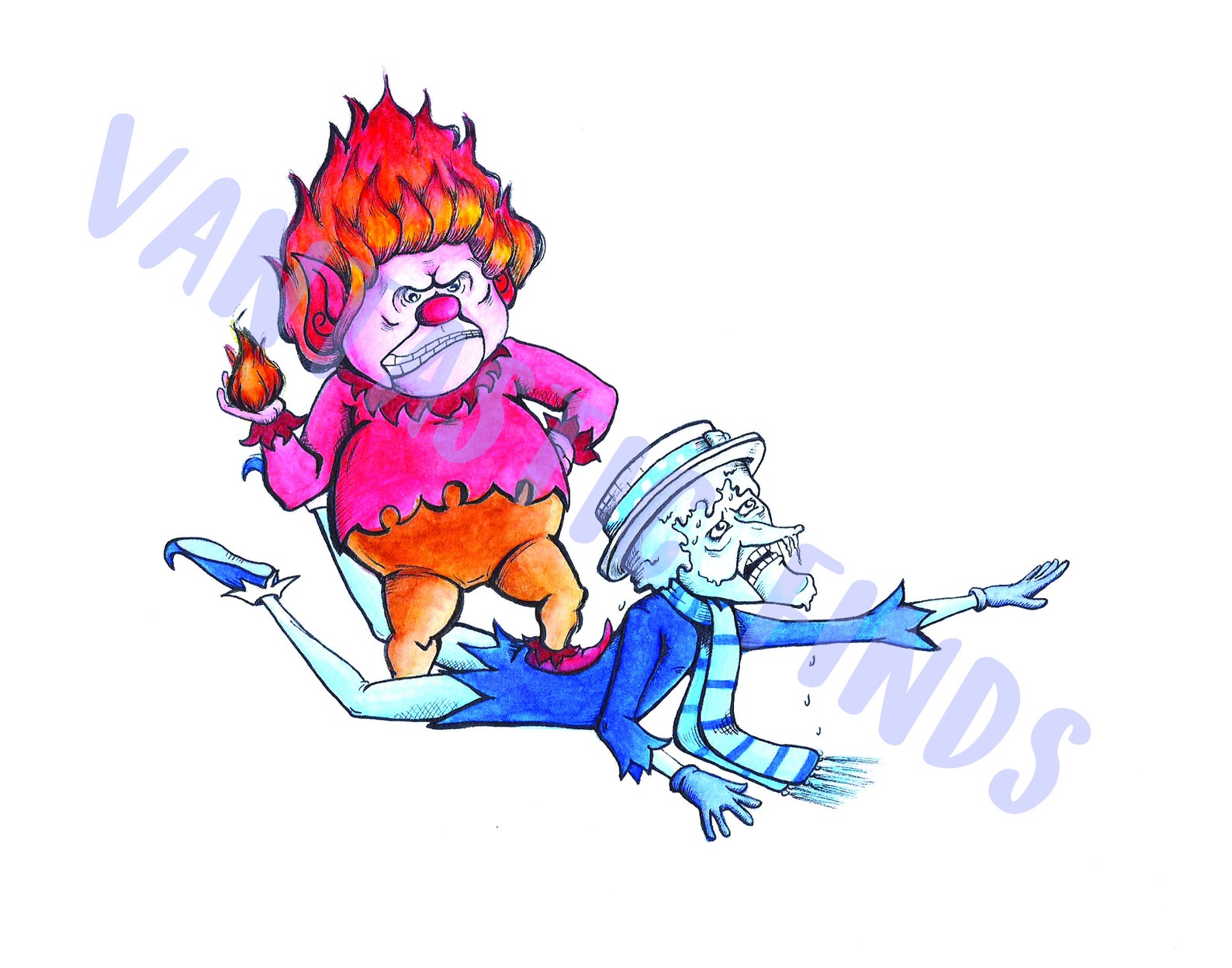 Heat Miser Global Warming Print, Digital Art, Digital Print, Digital ...