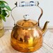 Vintage Teapot Trivet Brass or Copper Metal Trivet 1980s, Teapot Decor ...
