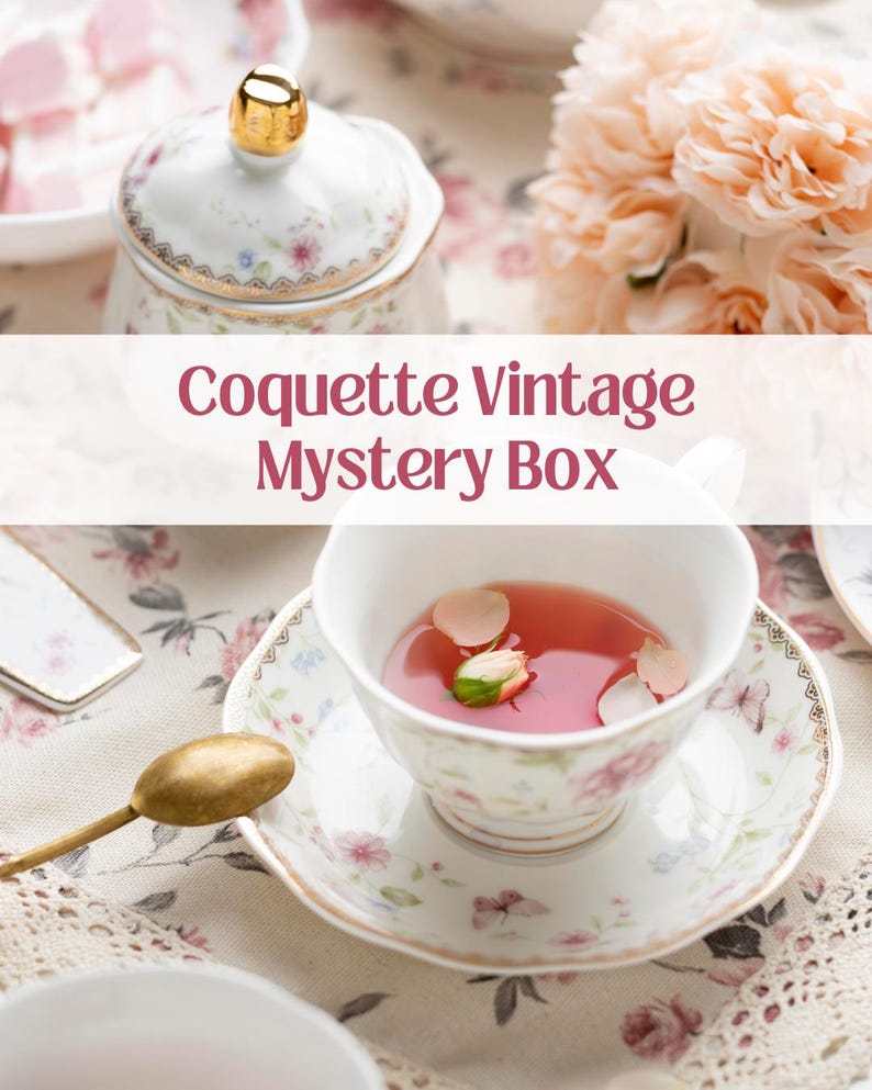 Vintage Coquette Mystery Box | Curated Coquette Style Home Decor ...