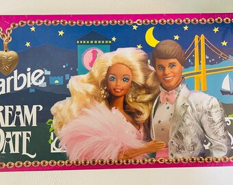 Vintage Barbie Dream Date Board Game Sealed in Original Shrink Wrap New Old Stock Unopened Etsy Australia
