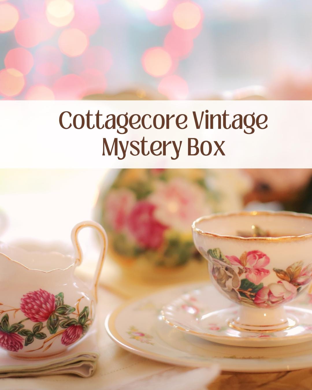 Vintage Cottagecore Mystery Box | Curated Cottage Style Home Decor ...