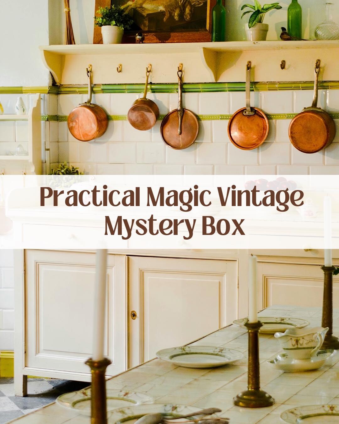 Practical Magic Vintage Mystery Box | Curated Witchy Apothecary Cozy ...