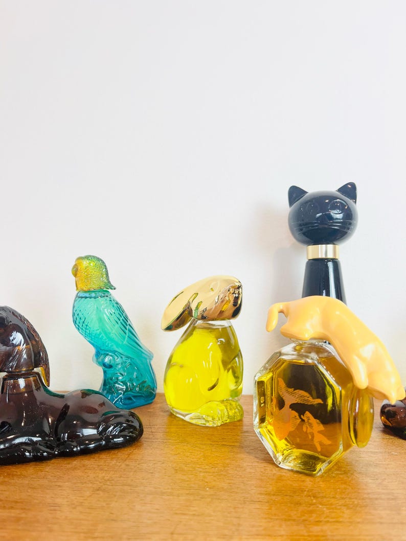 Vintage Avon Perfume Glass Bottles Choose Your Animal Fragrance Cologne ...