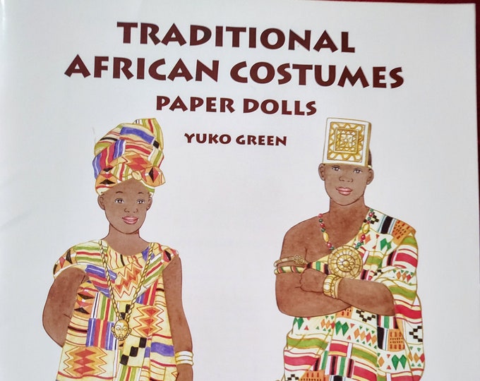 Paper Dolls With Traditional African Costumes by Yuko Green - Etsy