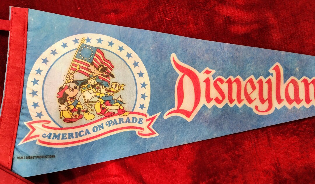 Patriotic Disneyland Banner From "america on Parade" Theme - Etsy