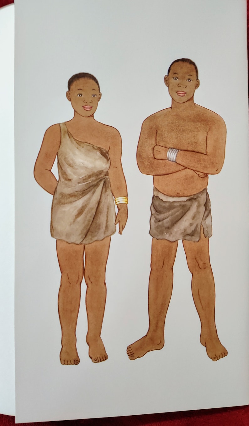 Paper Dolls With Traditional African Costumes by Yuko Green - Etsy