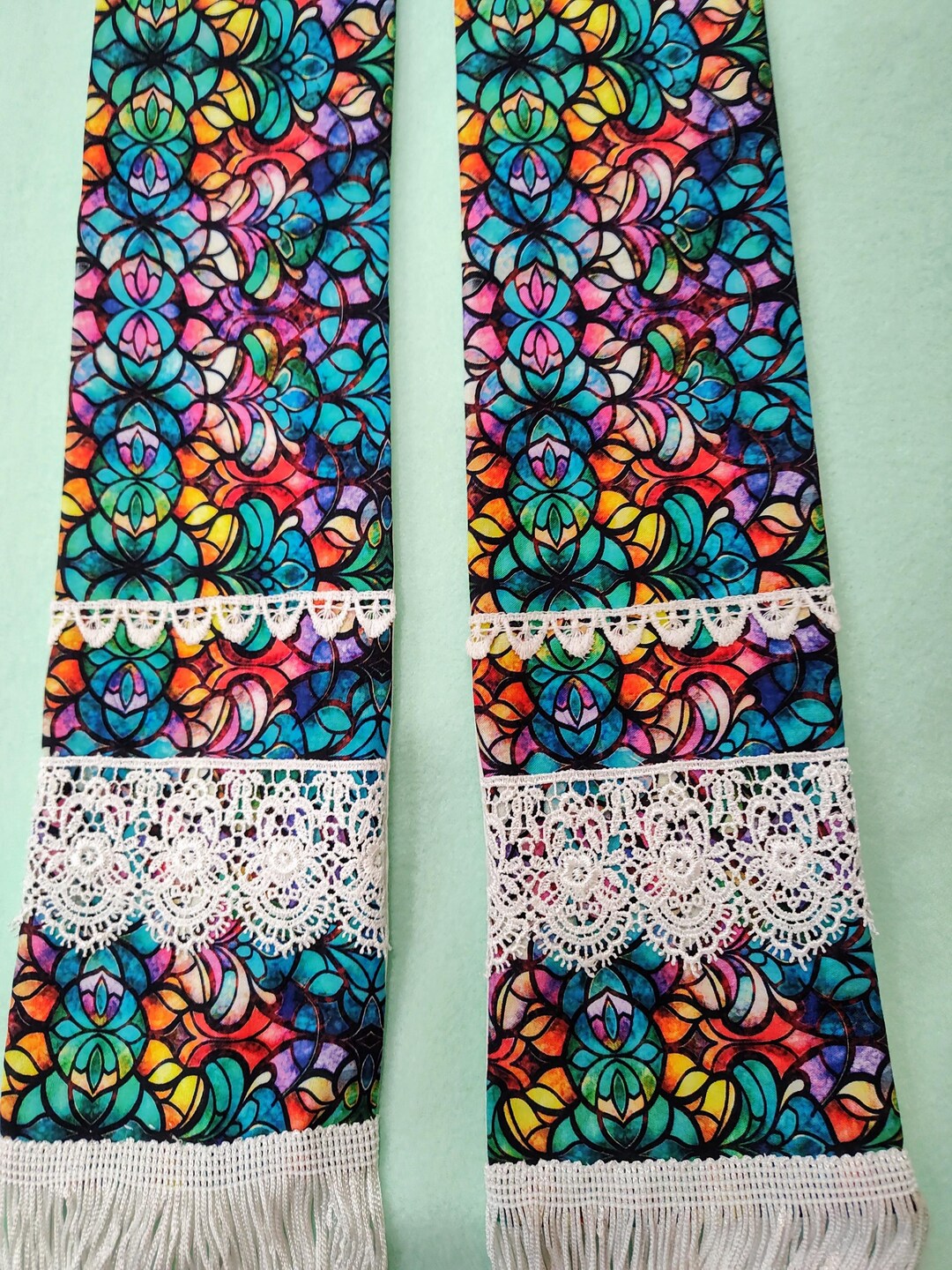 Stained Glass Look Minister's Stole - Etsy