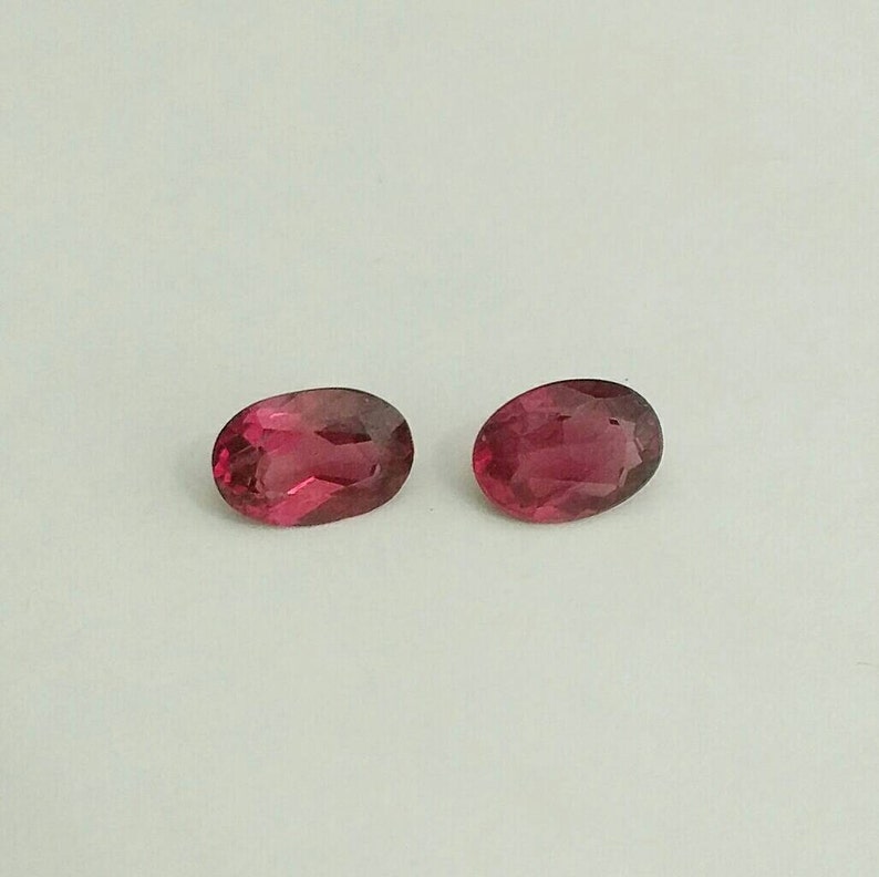 AAA Natural Rhodolite Garnet Pink Red Garnet Faceted Oval Cut - Etsy