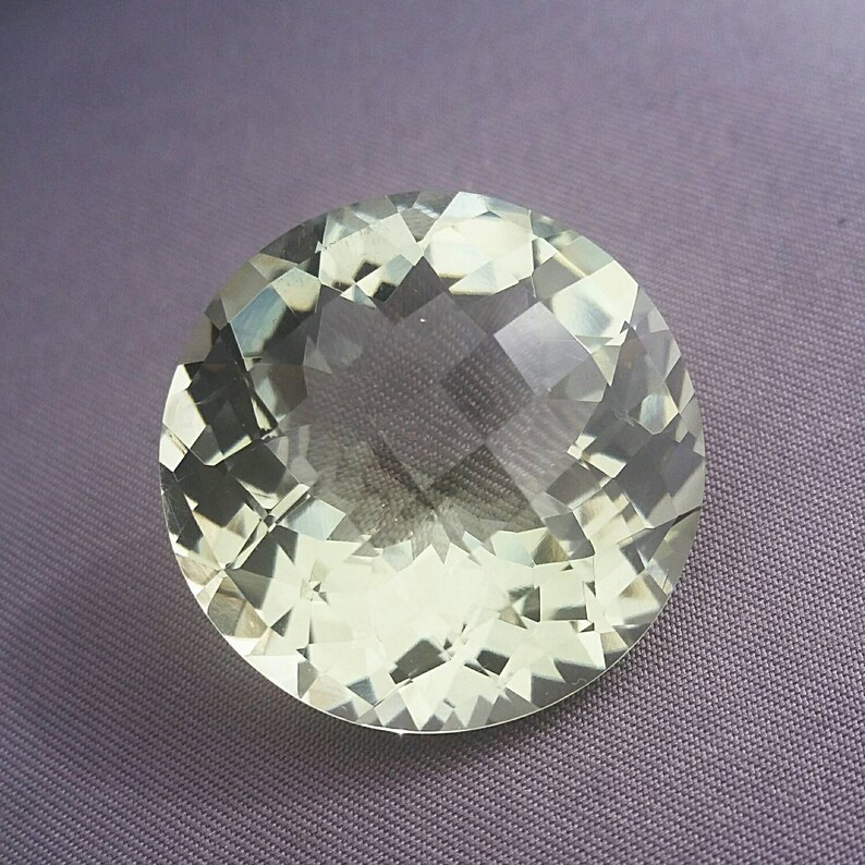 44ct Genuine AAA Prasiolite 24mm Huge Green Amethyst Round - Etsy