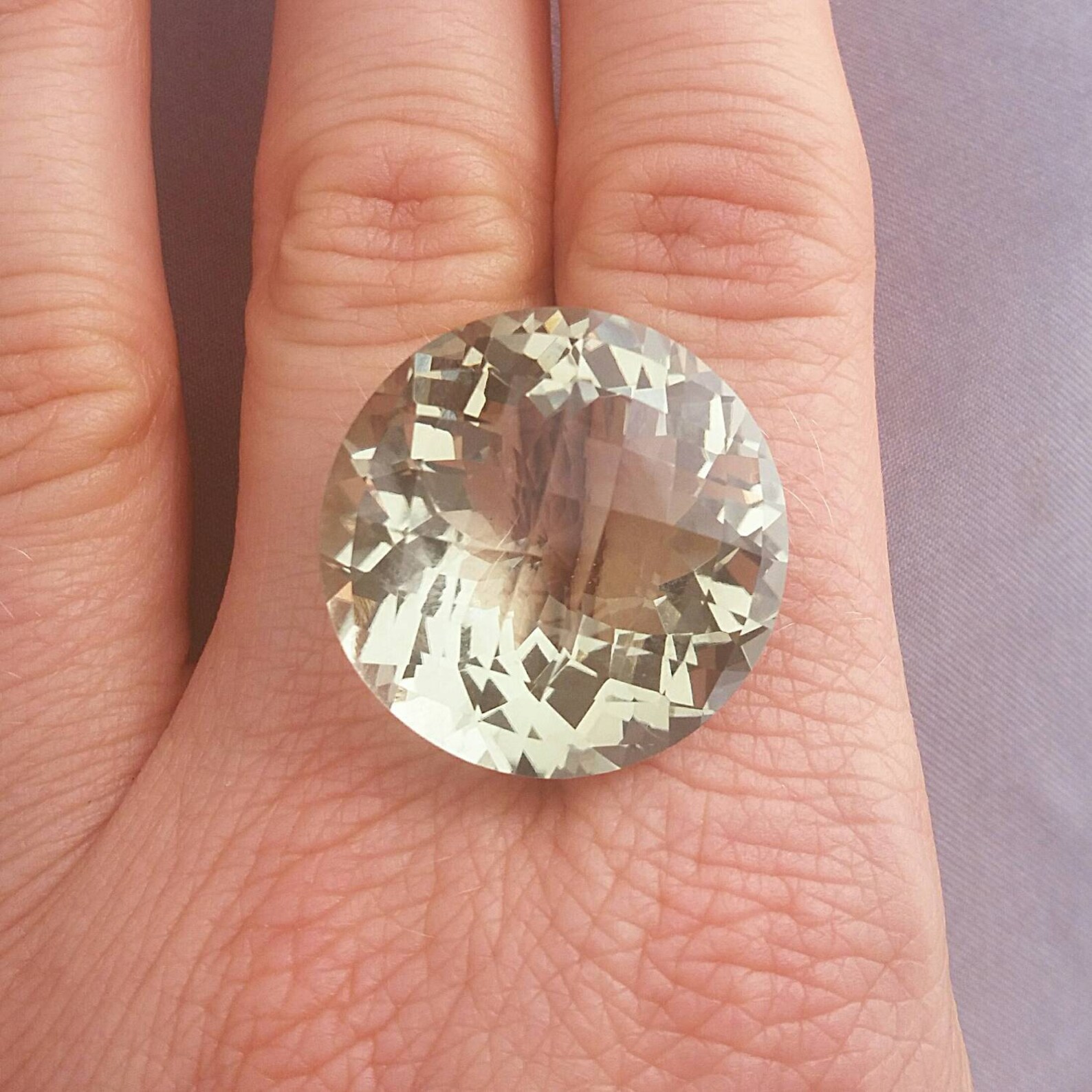 44ct Genuine AAA Prasiolite 24mm Huge Green Amethyst Round - Etsy