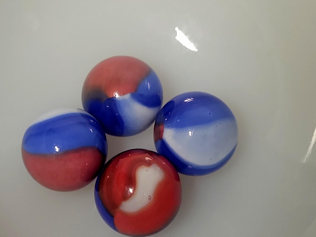 Vacor Patriot Marbles Set of 4 - Etsy
