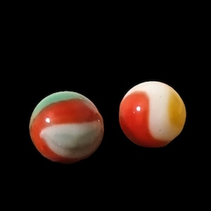 Two Gorgeous Antique Marbles 5/8in. Rare Marbles Special 2 for the ...
