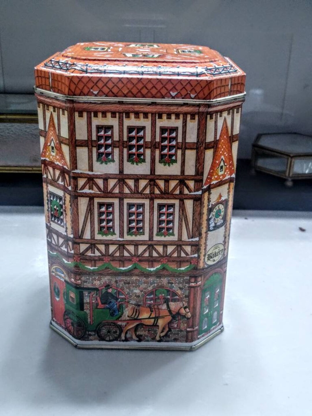 Vintage Wolfgang Candy Tin Bavarian Village Series - Etsy