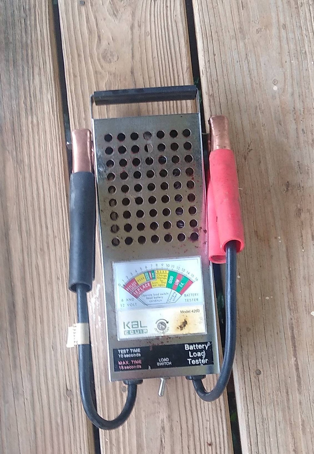 Vintage KAL Equip Battery Load Tester- Model 4260 - Etsy